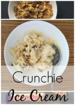 Cooking with Kids: Homemade Crunchie Ice Cream - Life with Baby Kicks